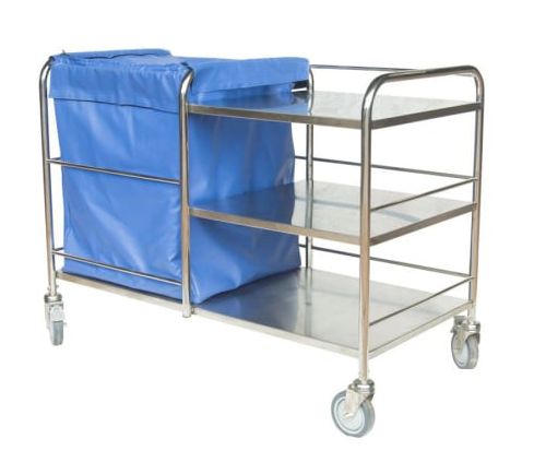 Linen Trolley IHC1841 - Versatile & Durable | Indtech Healthcare Pvt. Ltd.