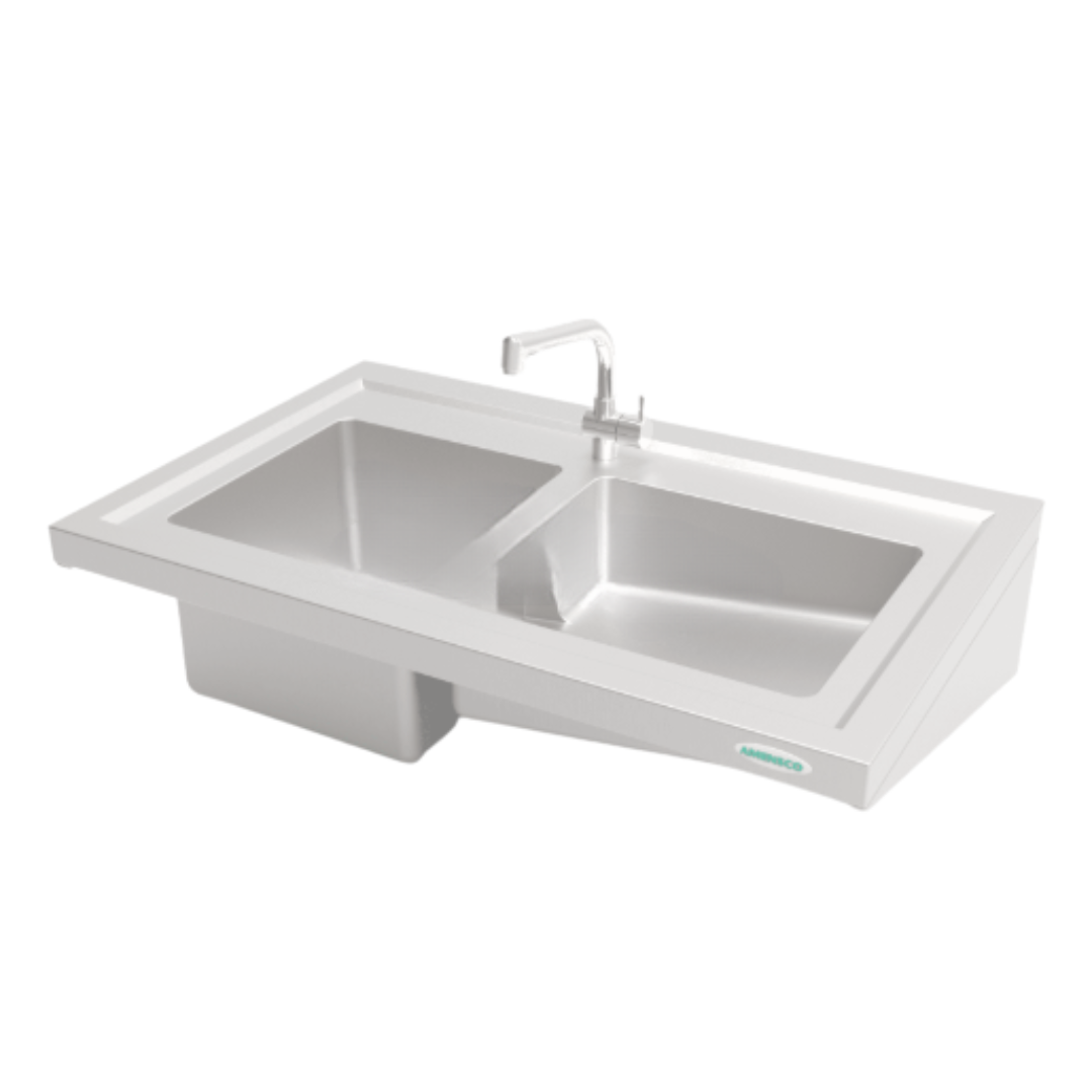 IWS 1S V1 Single Station Sink by AMENSCO Medical