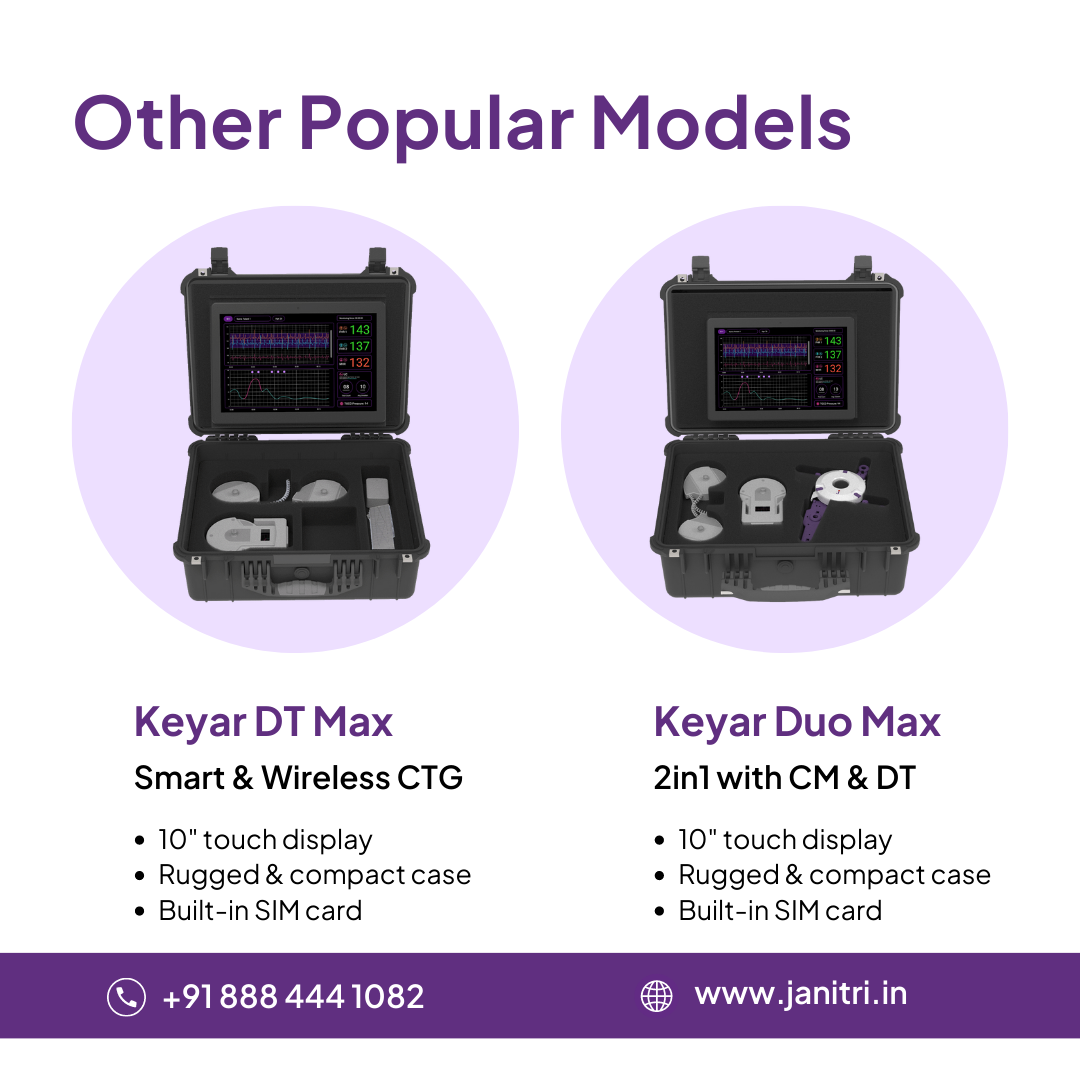 Janitri Keyar DT Pro - Wireless Fetal Monitor | Medzell