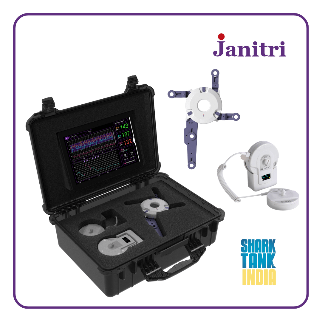 Janitri Keyar Duo Max | Wireless Fetal Monitor Set - Medzell