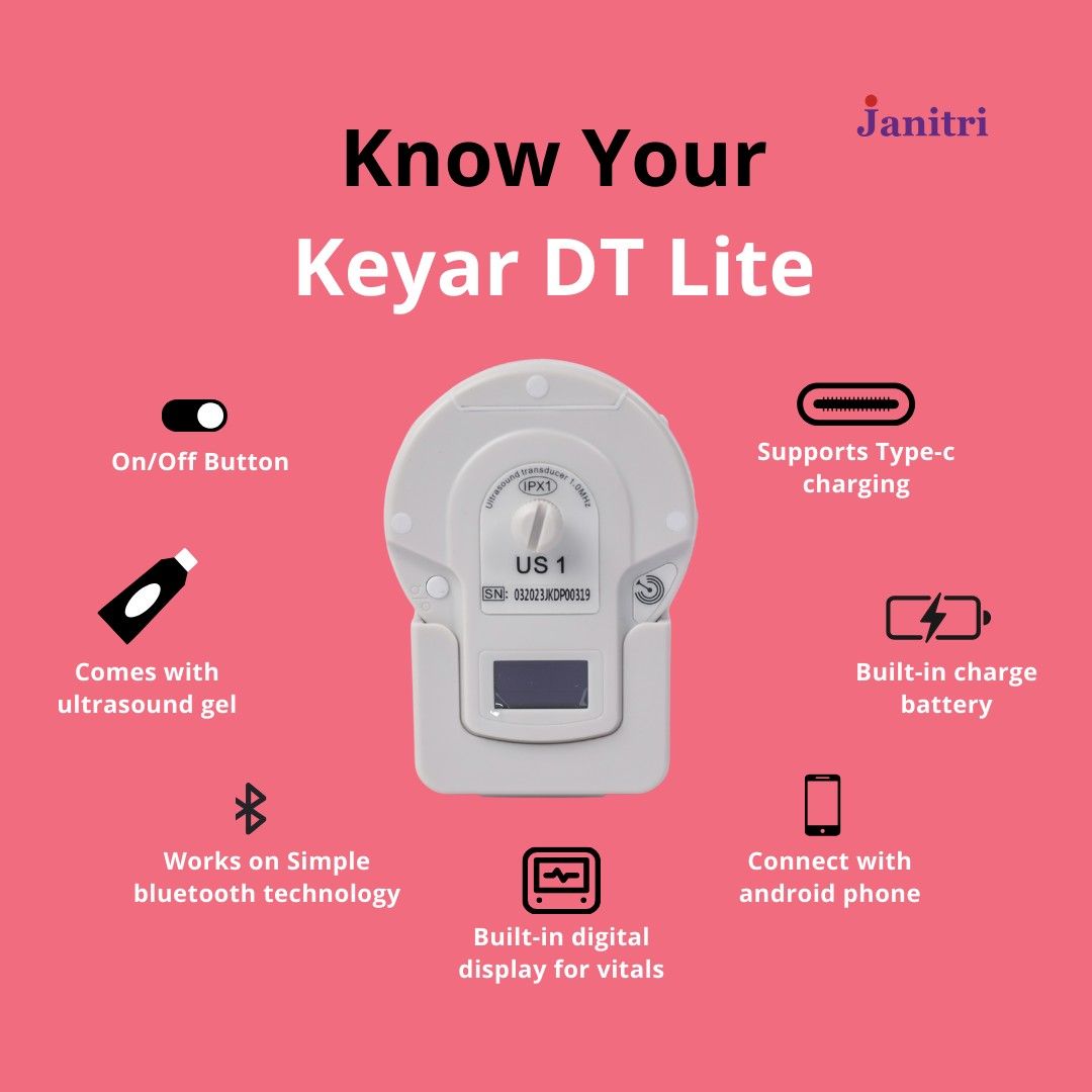Janitri Keyar DT Lite NST Fetal Doppler | Medzell