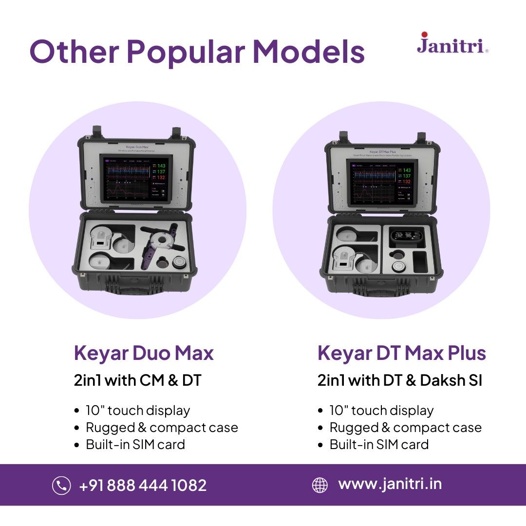 Janitri Keyar DT Max Fetal Monitor Doppler Set | Medzell