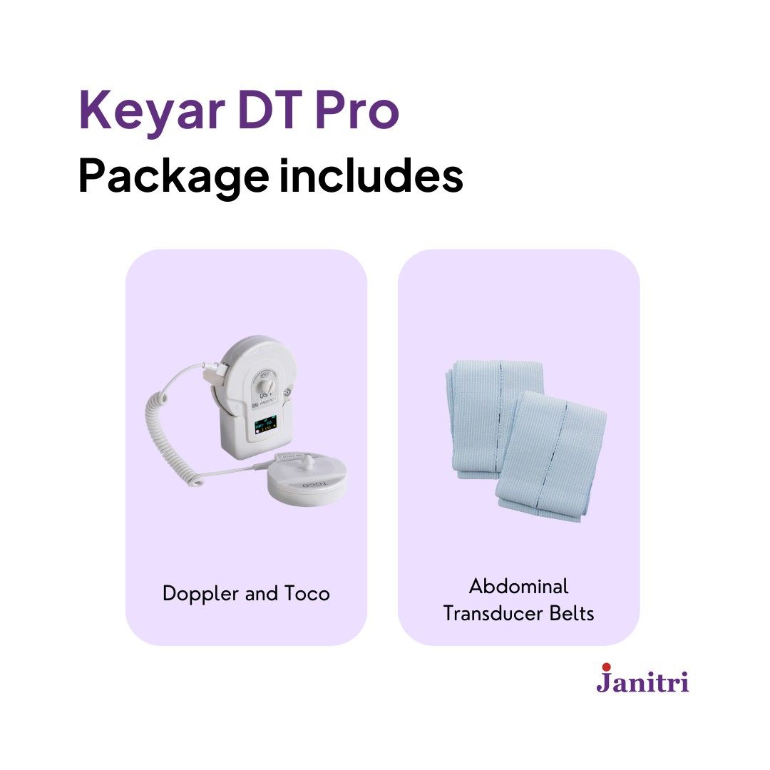 Janitri Keyar DT Pro - Wireless Fetal Monitor | Medzell