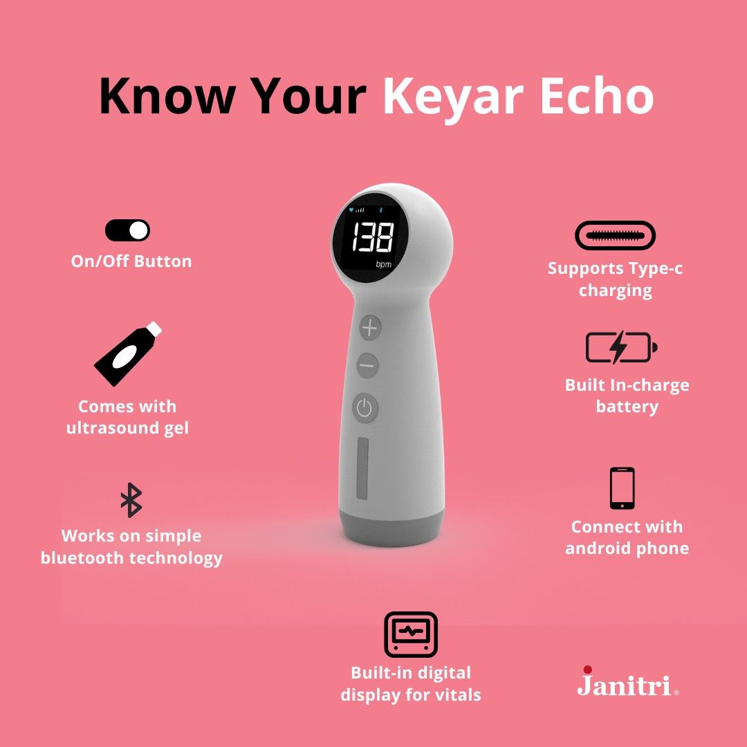 Keyar ECHO Fetal Doppler - Janitri Innovations Pvt Ltd