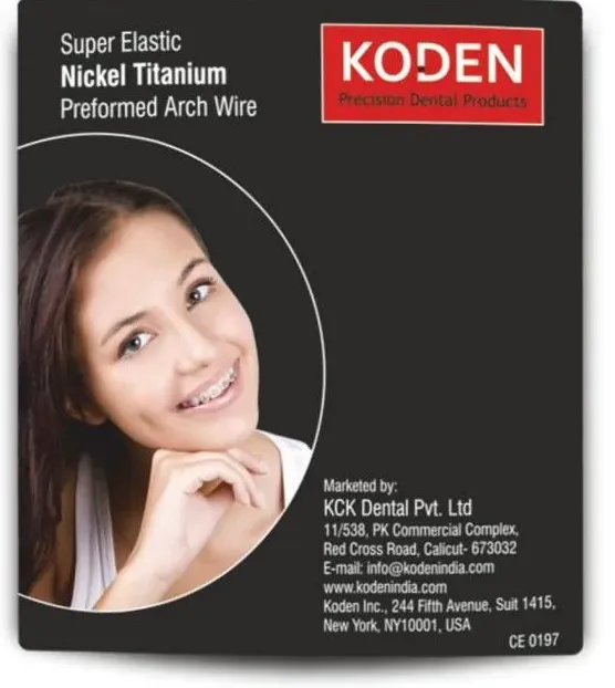 KODEN Ez-Lock+ Self Ligating Bracket With Wires | Kck Dental Pvt. Ltd
