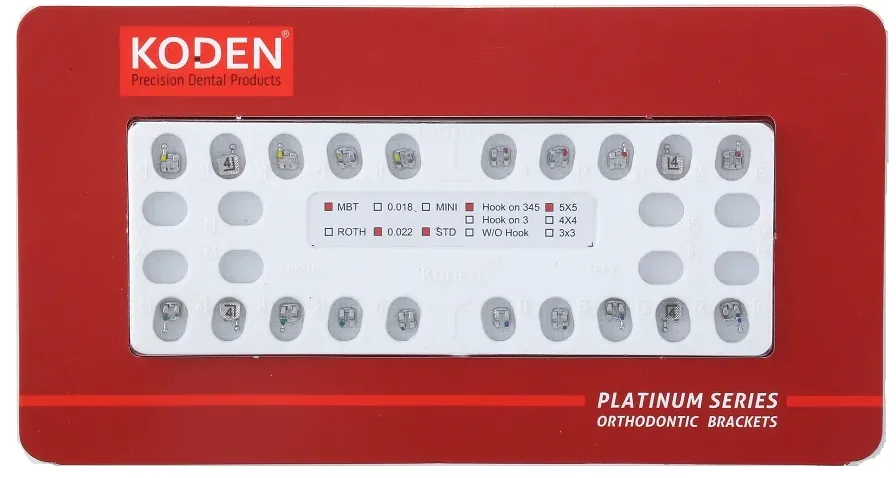 Koden Platinum Series Bracket - Orthodontic Brackets | Kck Dental Pvt. Ltd