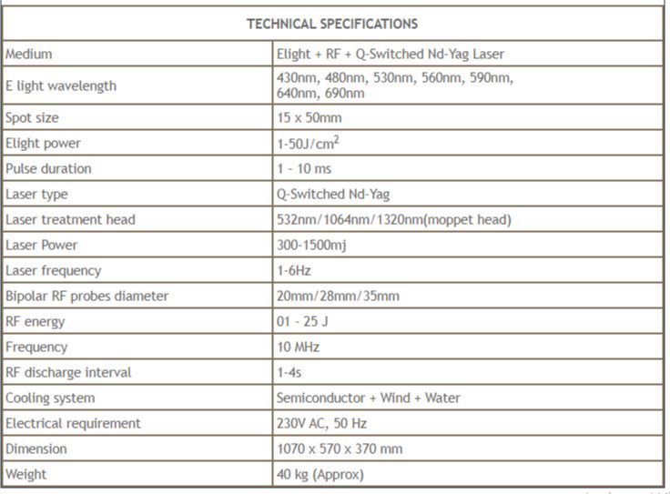 Multi Platform System Healkeren Laser And Rf Technology