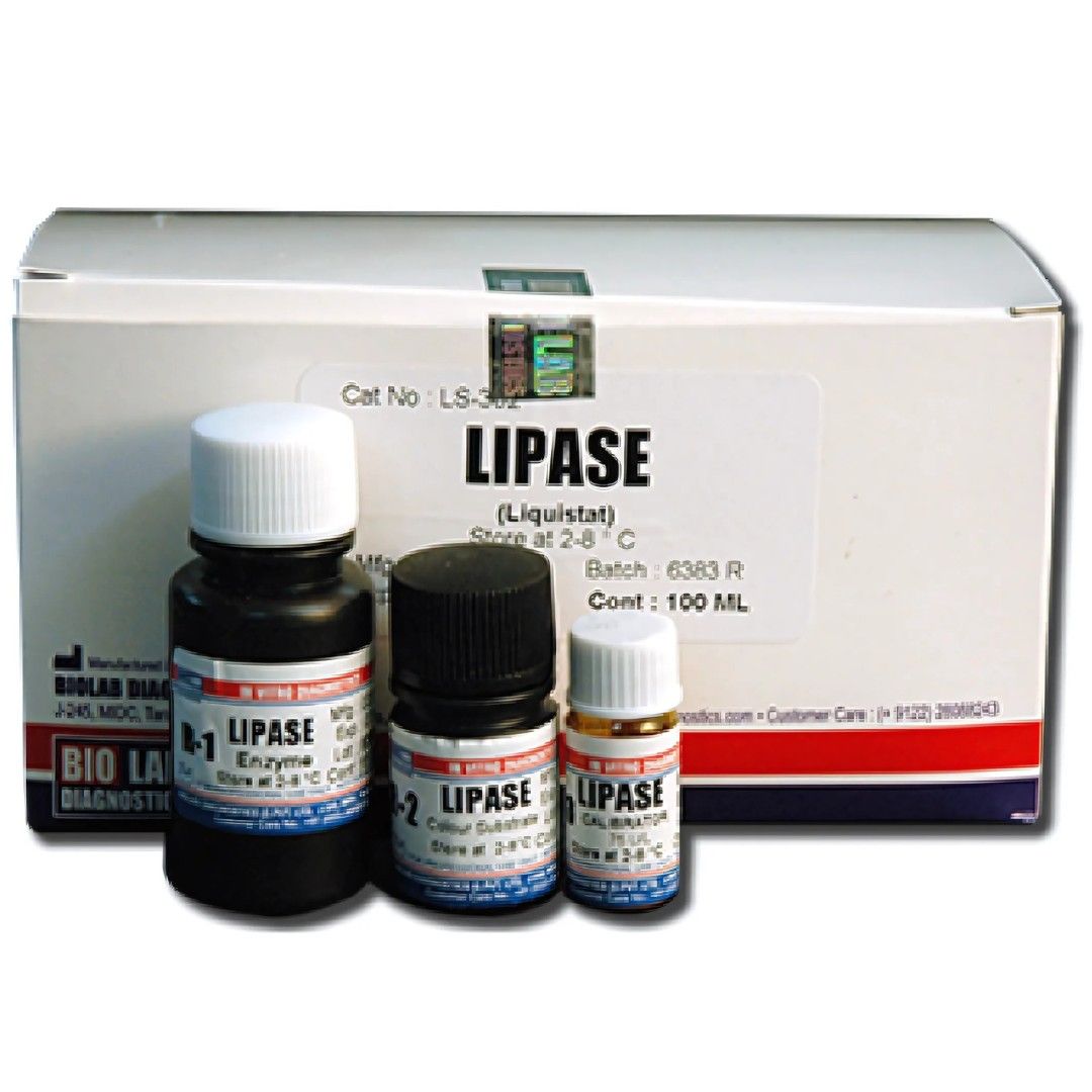 LIPASE (Liquistat) - Pancreatic Profile Biochemistry Kit for enzymes ...