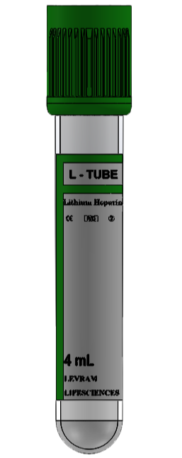 L-TUBE Double Cap Sodium and Lithium Heparin - Blood Collection Tubes ...