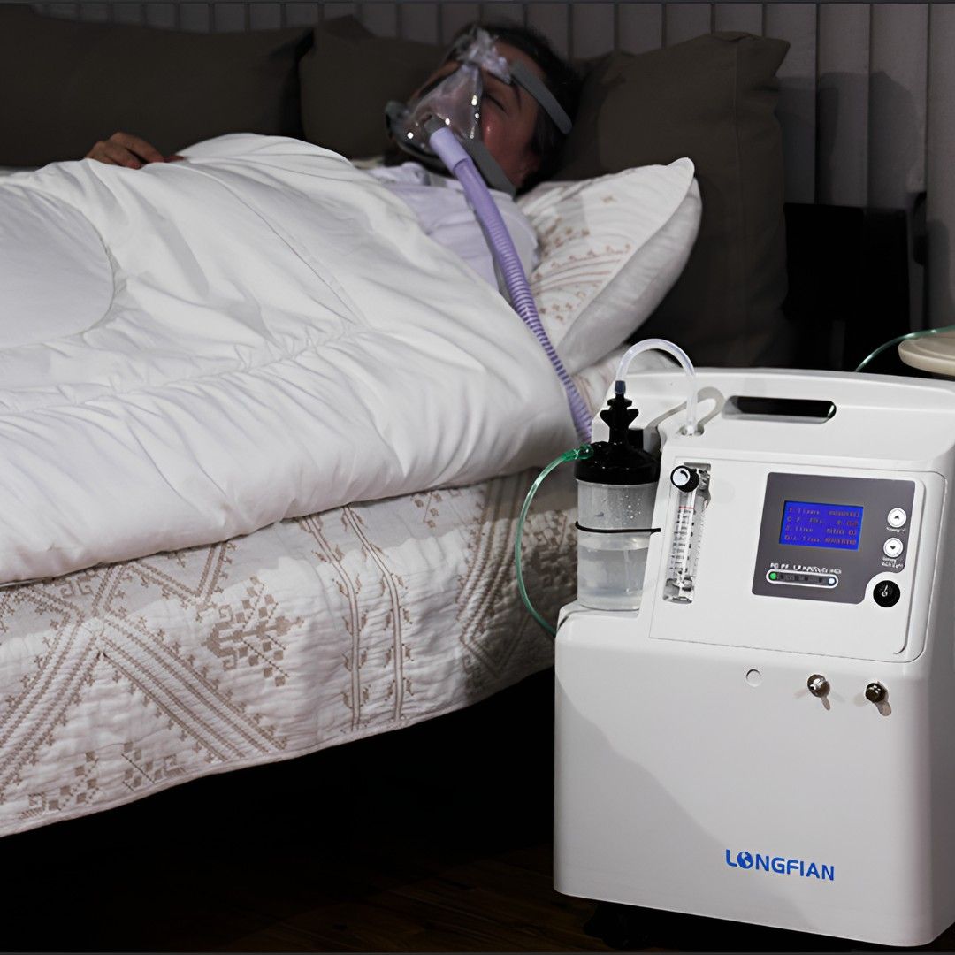 Longfian JAY-5AW Oxygen Concentrator | High-Purity Therapy Device