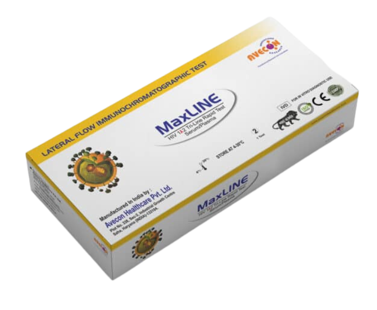 HIV 1 and 2 Triline - HIV Diagnostic Kits | Avecon Healthcare