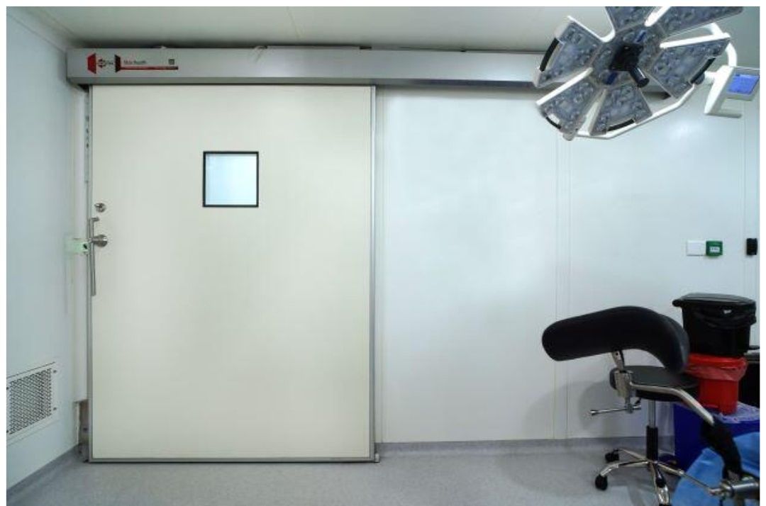Lead Line Sliding Door for X-Ray Rooms | Metaflex Doors India Pvt. Ltd.