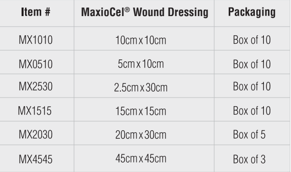 MaxioCel - Wound Dressing | Buy Online South Africa