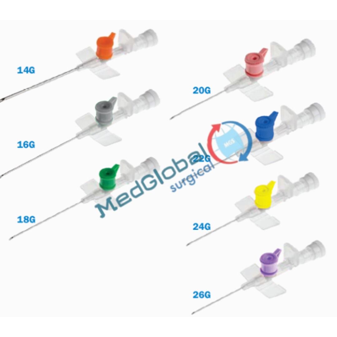 Medglobal IV Cannula With Wings With Port - Buy Online