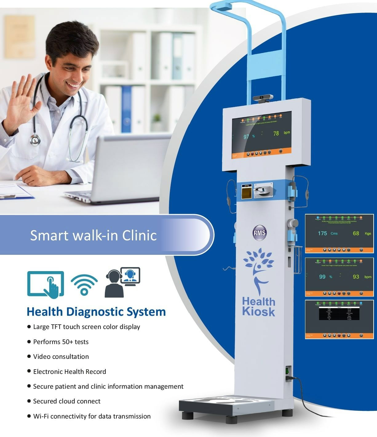 Health Kiosk 101: An Introduction to Diagnostic Medical Kiosks by RMS India