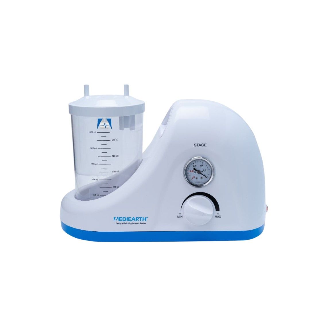 Mediearth Portable Phlegm Suction Machine - piston pump automatic ...