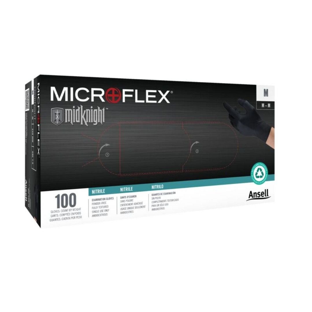 MICROFLEX® MidKnight™ MK-296 - disposable nitrile examination medical ...