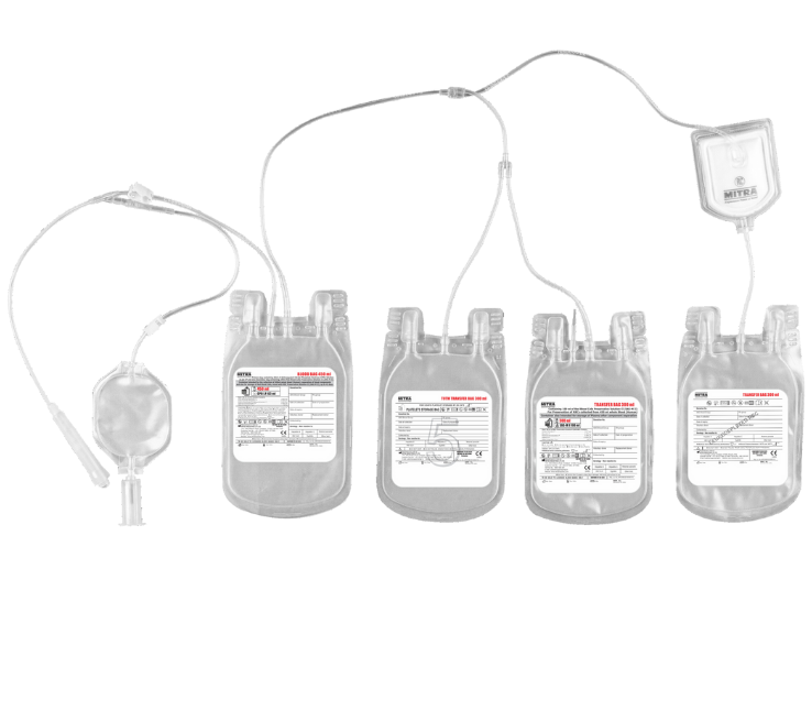 Mitra Quadruple With Filter Blood Bag (TAT) System - Mitra Industries ...
