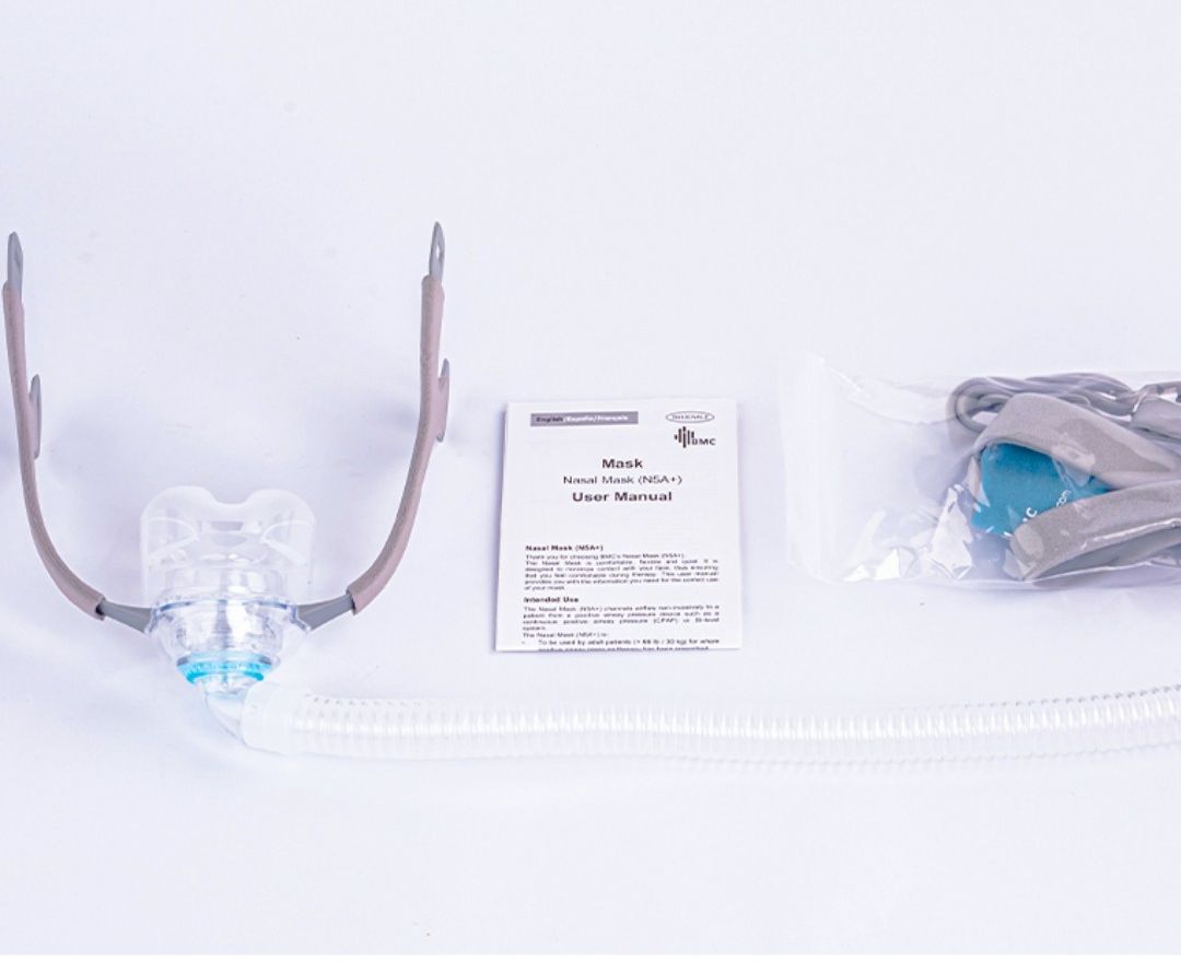 Nasal Mask (N5A+) with Loop-Distributed Vent Holes | BMC Medical Co., Ltd.