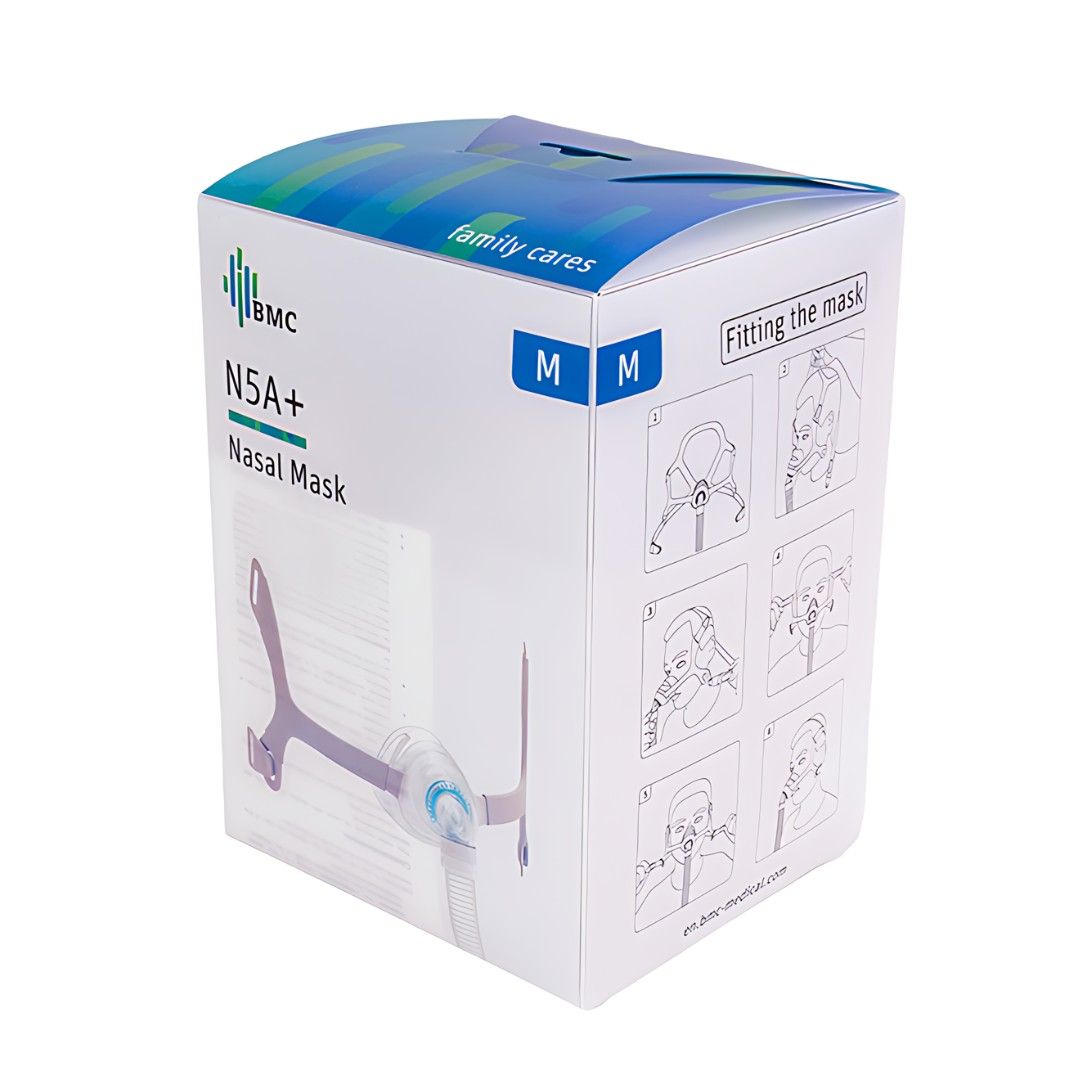 Nasal Mask (N5A+) with Loop-Distributed Vent Holes | BMC Medical Co., Ltd.