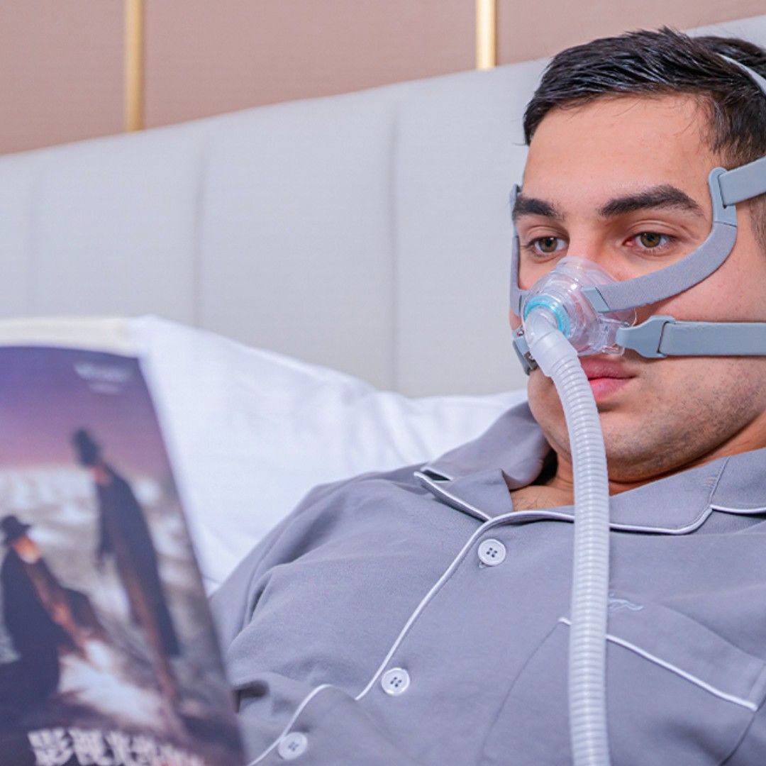 BMC Nasal Mask (N5B+): Comfortable Mask with Loop-Distributed Vent Holes