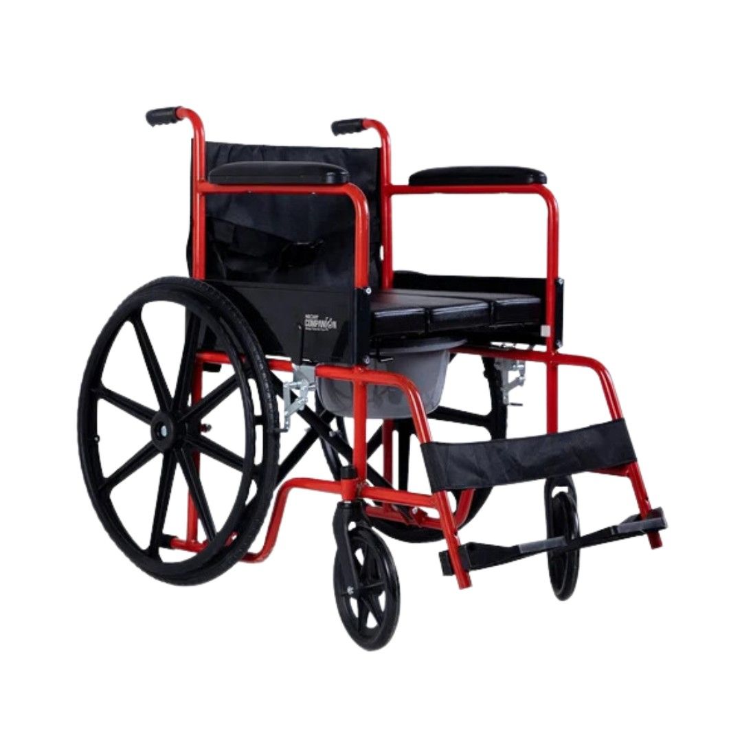 Commode Wheelchair Fire | Aadhar Medicare Pvt Ltd