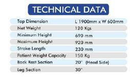Ophthalmic OT Table HS - 104 | Yashika Enterprises India | Medzell