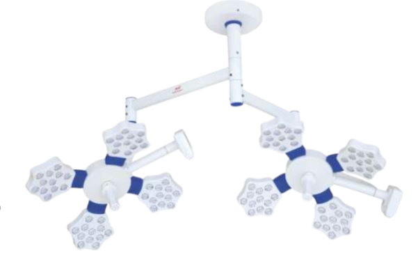 ALEXA 4 + 4 Twin OT Light - LED Surgical Lights | Balaji Surgical