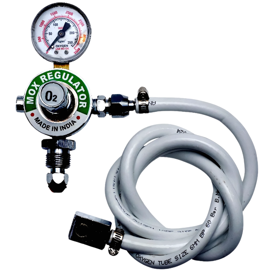 Oxygen Regulator With Pin index Valve (MOX-11) | Gulati Industries