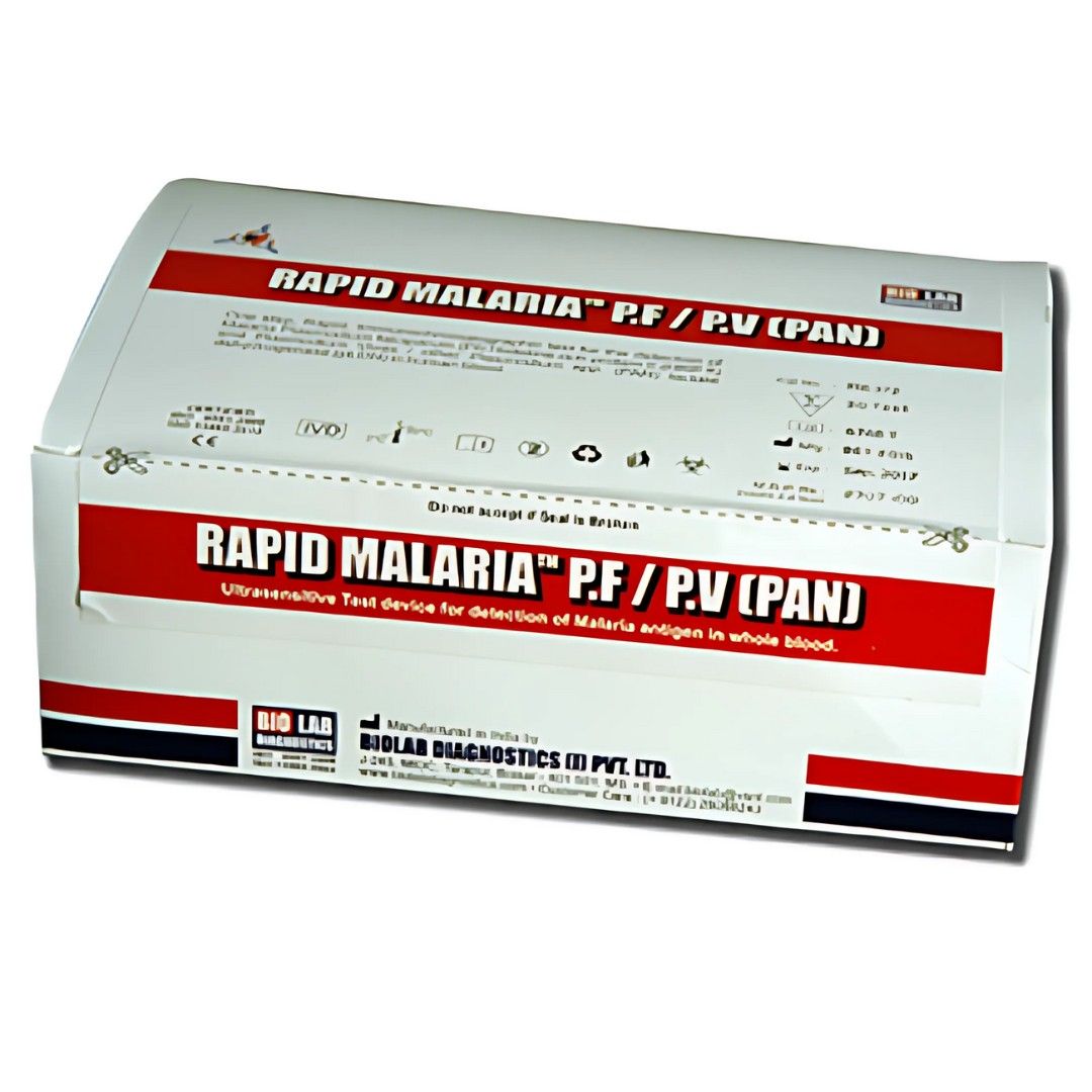 RAPID MALARIA PF / PV (Card Test) - Malaria Rapid Test Kits | Biolab ...