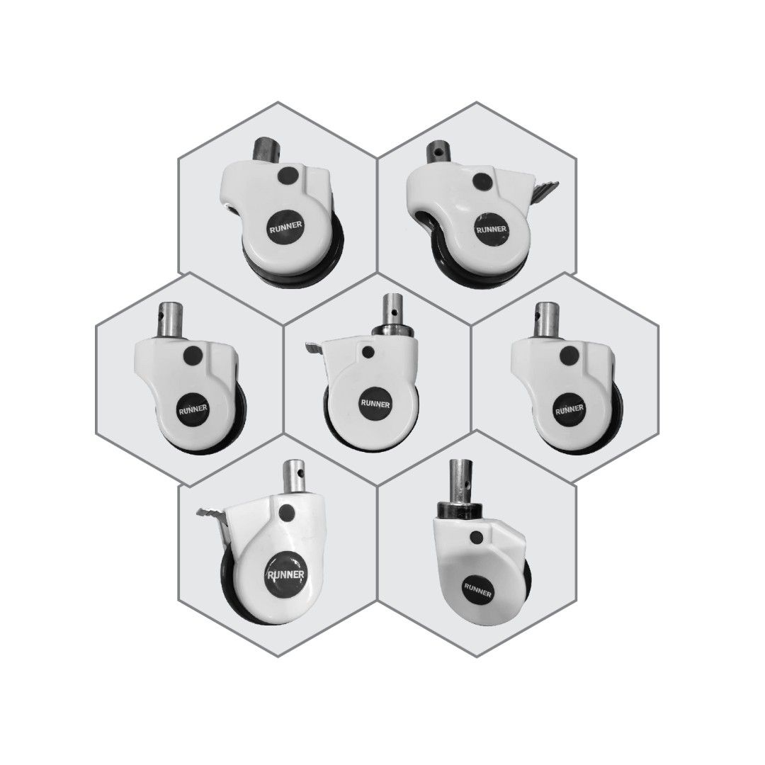 RCW ABS Body Wheel - Caster Wheel with ABS Body for Hospital Furniture ...