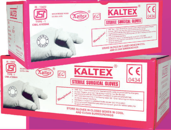 Kaltex EC Powdered Sterile Gloves - Kanam Latex Industries Pvt. Ltd ...