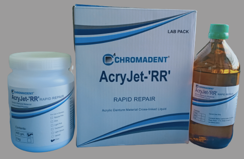 AcryJet Cold Cure Powder - Denture Resin - Chromadent Dental Equipments ...