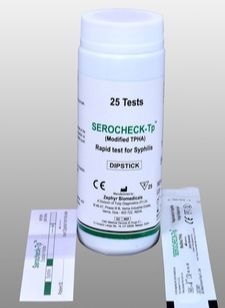 Serocheck Tp (Dipstick) - Syphilis Test Kits - Tulip Diagnostics (P ...
