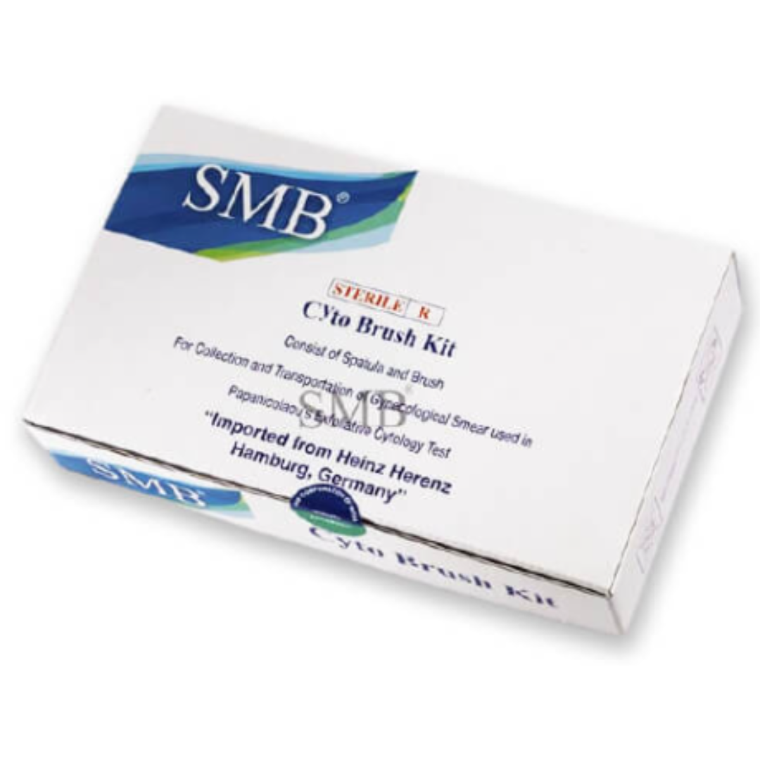 SMB® Cyto Brush Kit – Pap Smear Sampling Kit with Ayres Spatula & Gynobrush