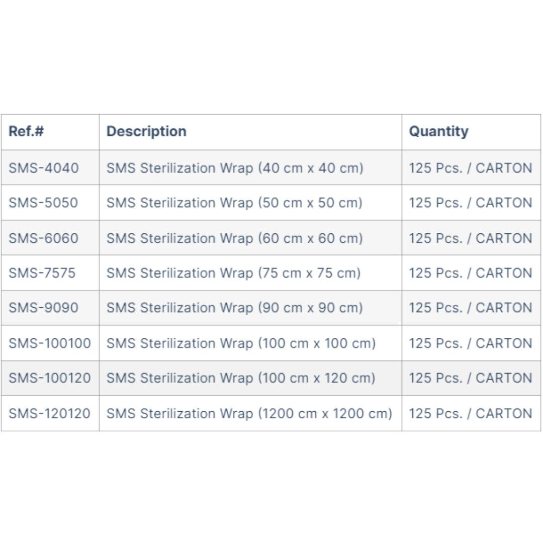 STERISTAR SMS Wrap - Advanced Sterilization Protection for Medical Devices