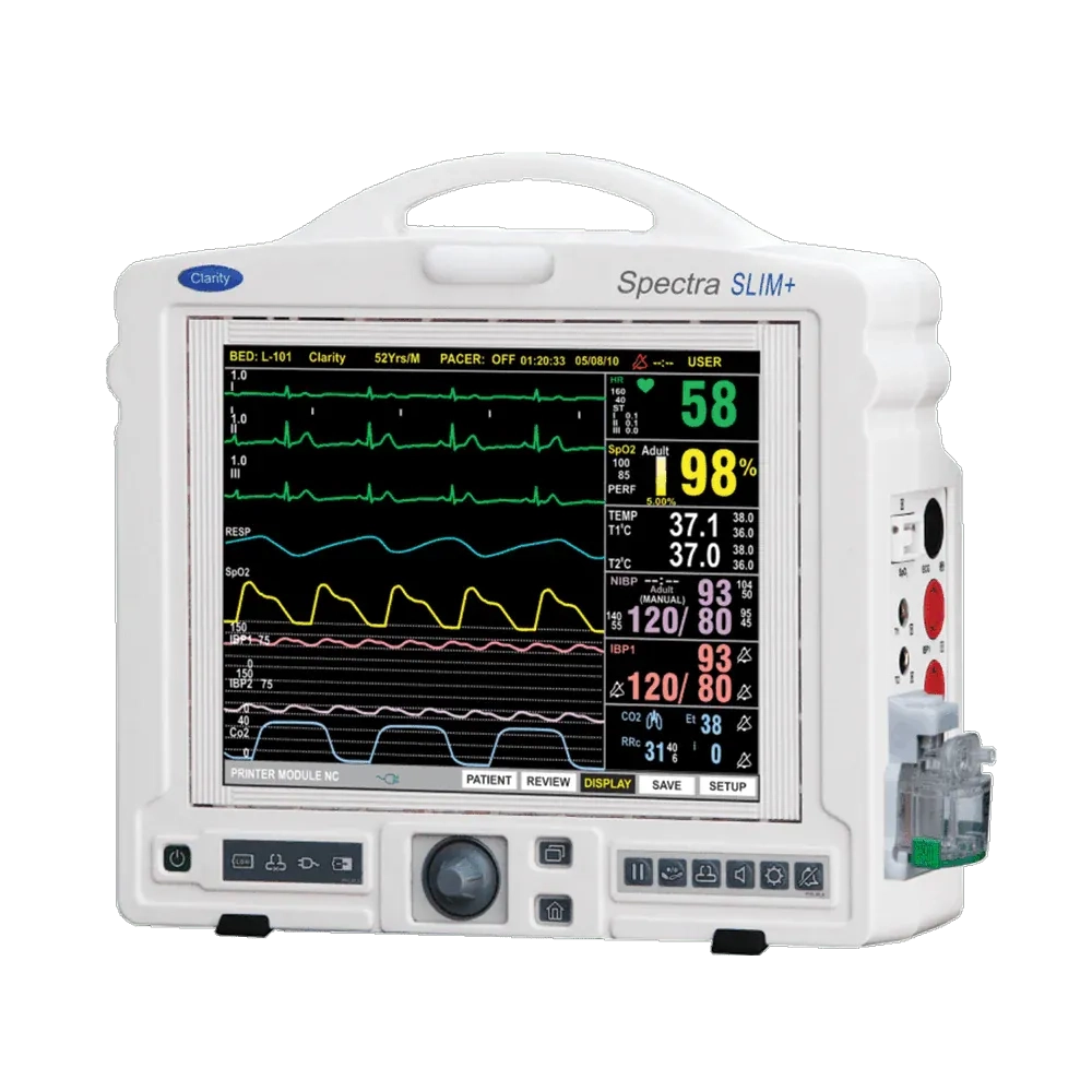 Spectra Slim+ - 7 Para Patient Monitoring system - Clarity Medical Pvt ...