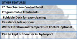 Sporty Underwater Hydrotherapy Treadmill For Humans - Oceanic Fitness ...