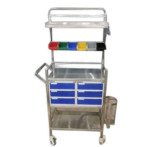 Crash Cart Trolley - Medical Trolleys | Medcity Surgicals