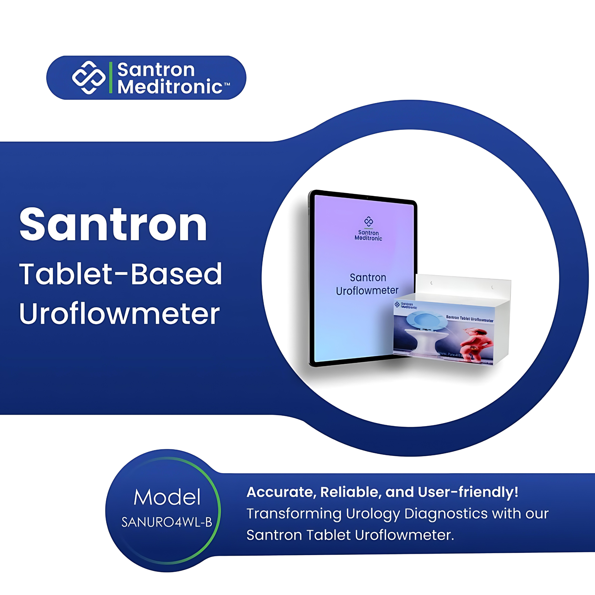 Santron Tablet Uroflowmeter SANURO4WL-B - Accurate Urology Diagnostics ...