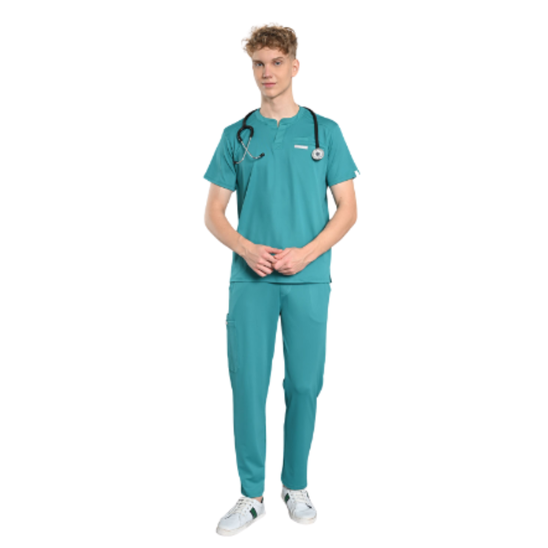 ThermaMed Crew Neck Top – 1 pen 1 inside Medical Uniforms by Thermaissance