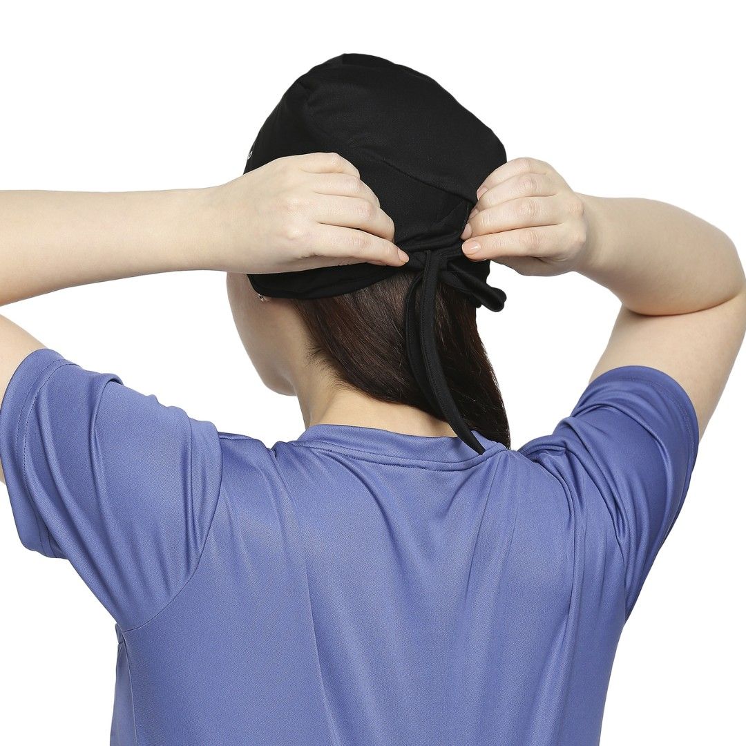 Thermaissance Smart Reusable Head Covers (Black) - Reusable Surgical ...