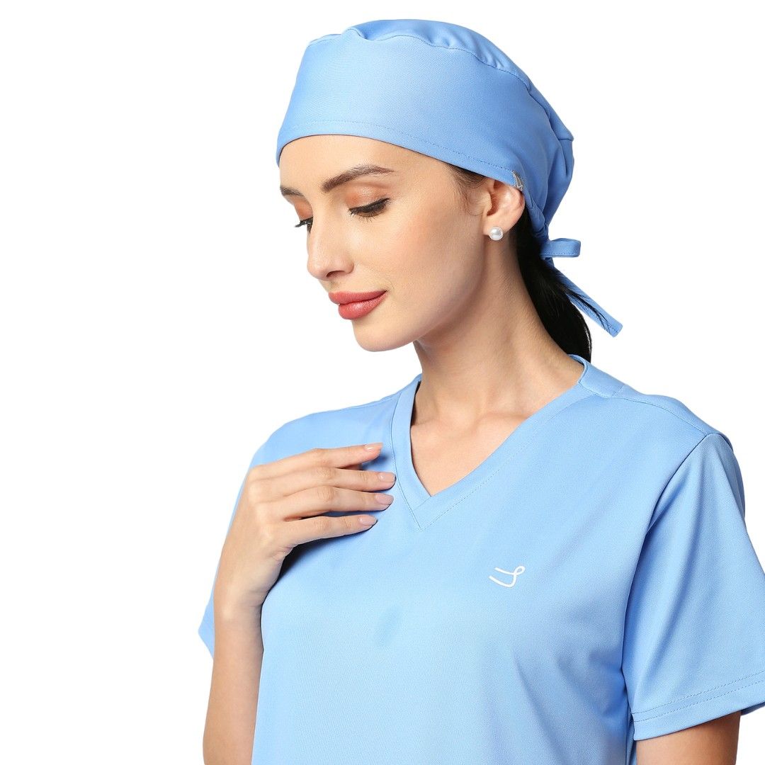 Thermaissance Smart Head Covers (Ceil Blue) - Reusable Surgical Head ...