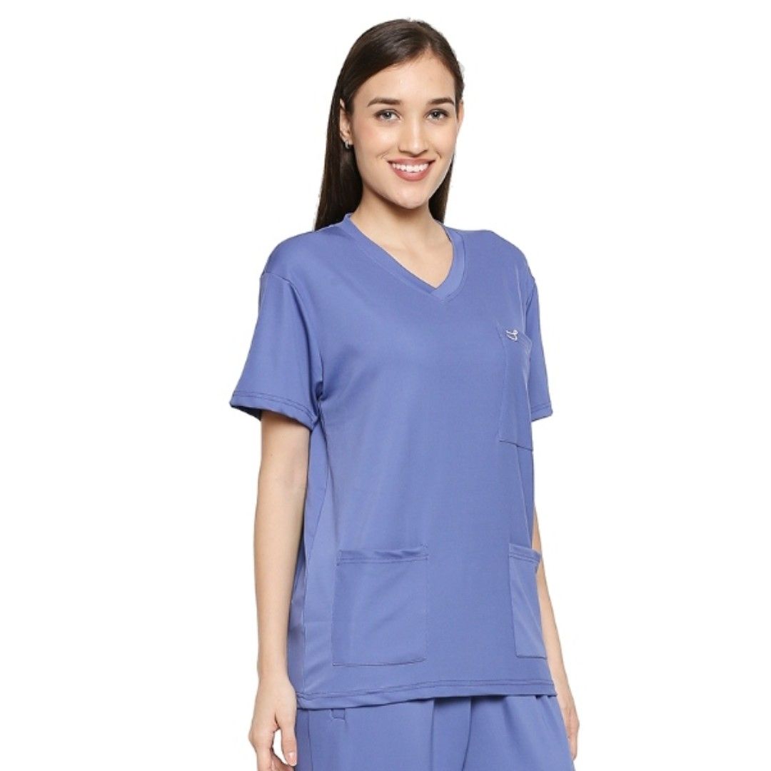 Thermaissance Smart Scrub Tops (Blue Glory) - Medical Scrub Tops ...