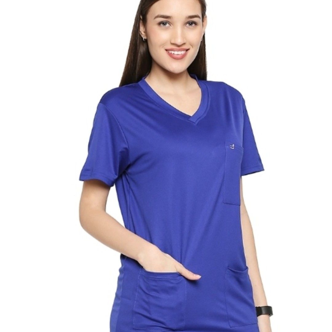 Thermaissance Smart Scrub Tops (Royal Blue) - Medical Scrub Tops ...