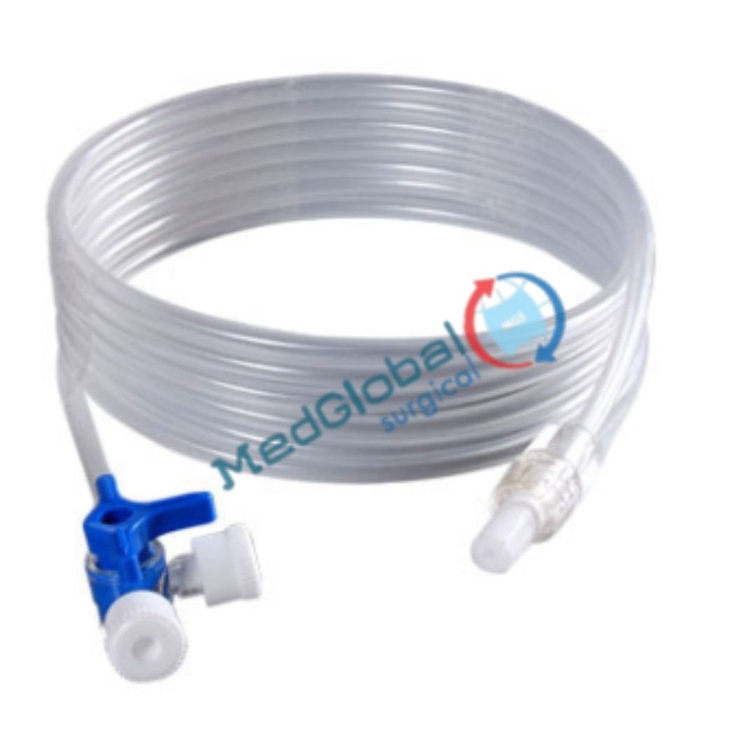 MGSDS-04 Three Way Stop Cock With Extension Tube | Medglobal Surgical