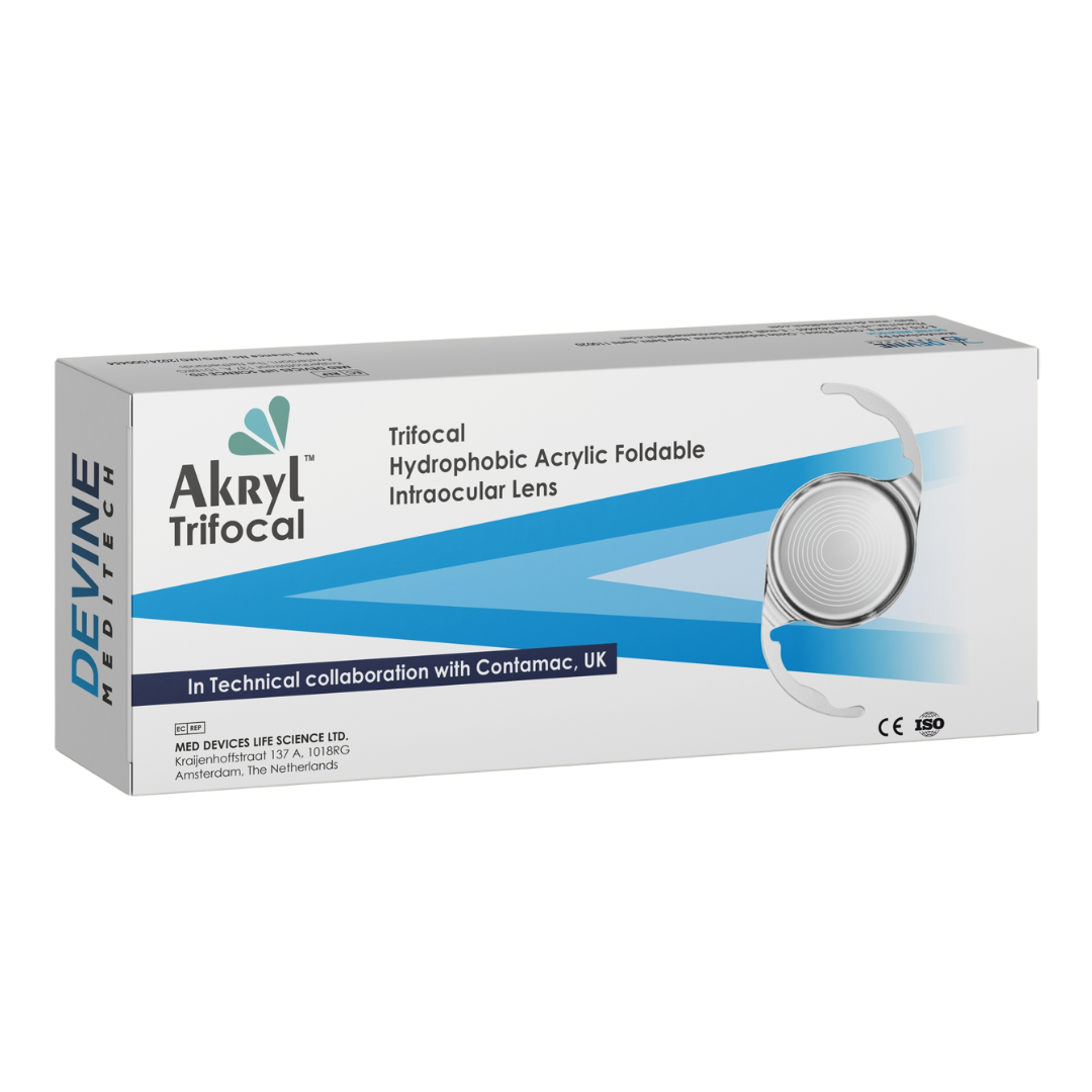 Trifocal Hydrophobic Acrylic IOL - Devine Meditech