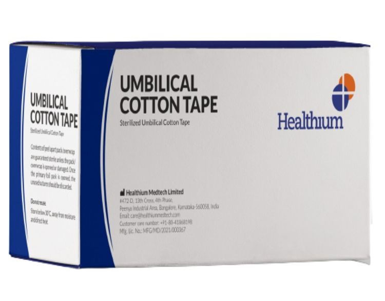 Umbilical Cotton Tape - Surgical & Medical Tape - Healthium Medtech ...