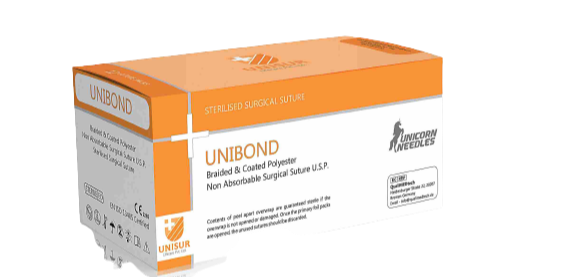 UNIBOND - Braided & Coated Polyester Non-Absorbable Suture