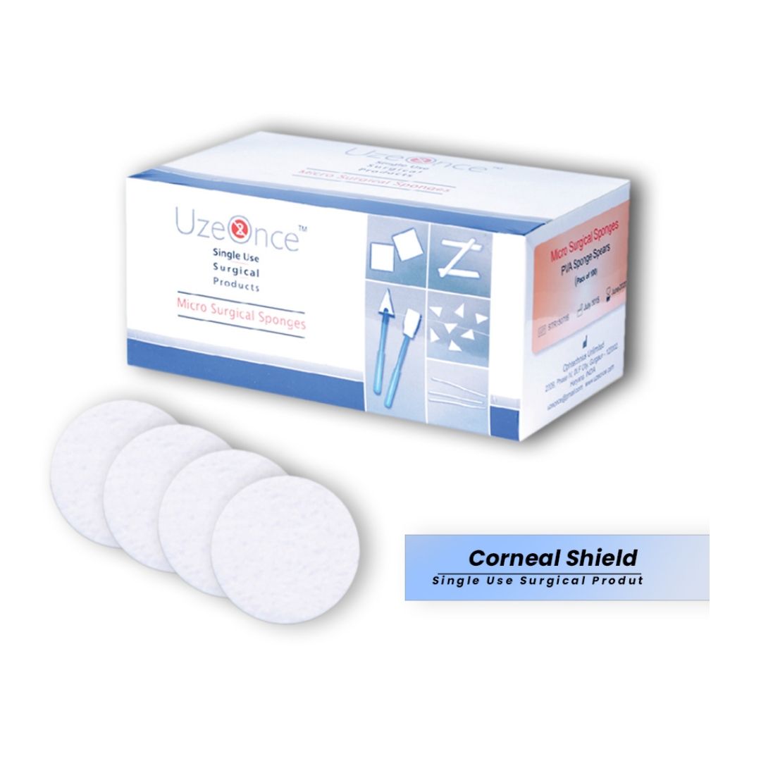 UZEONCE- CORNEAL SHIELD - Medical Sponges | Buy Online - Ophtechnics ...